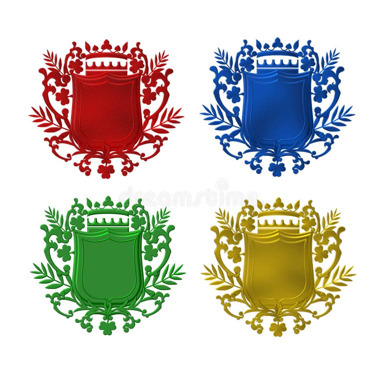 Color Shields Stock Illustrations – 1,194 Color Shields Stock ...