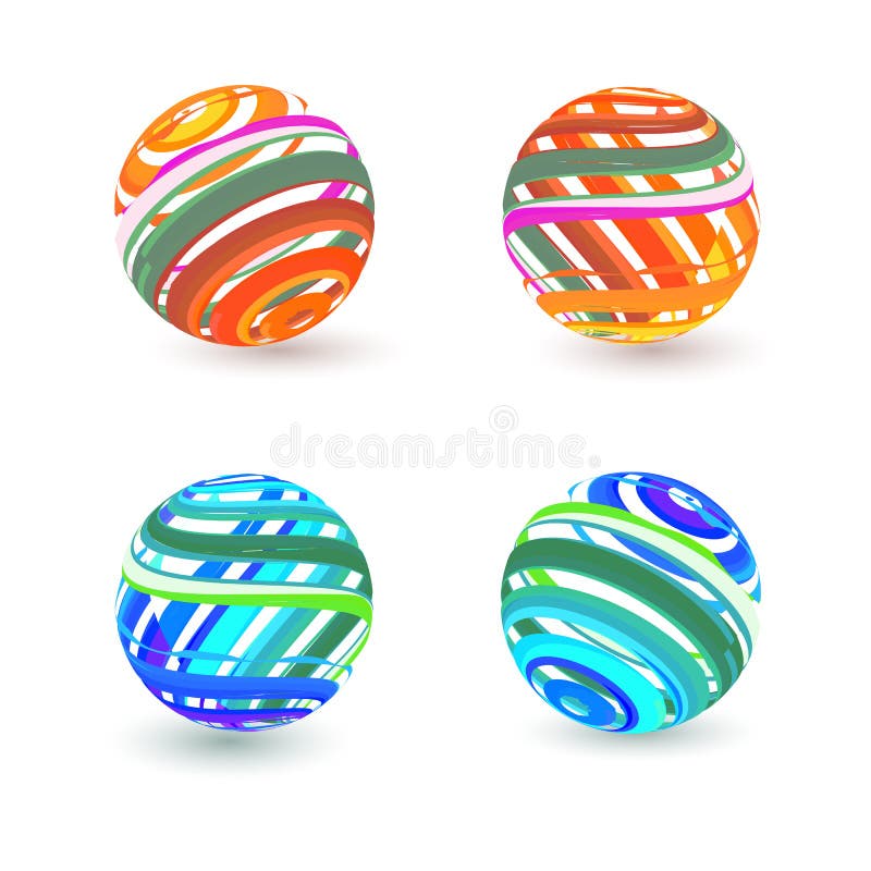 Colorful logos stock illustration. Illustration of internet - 16416793