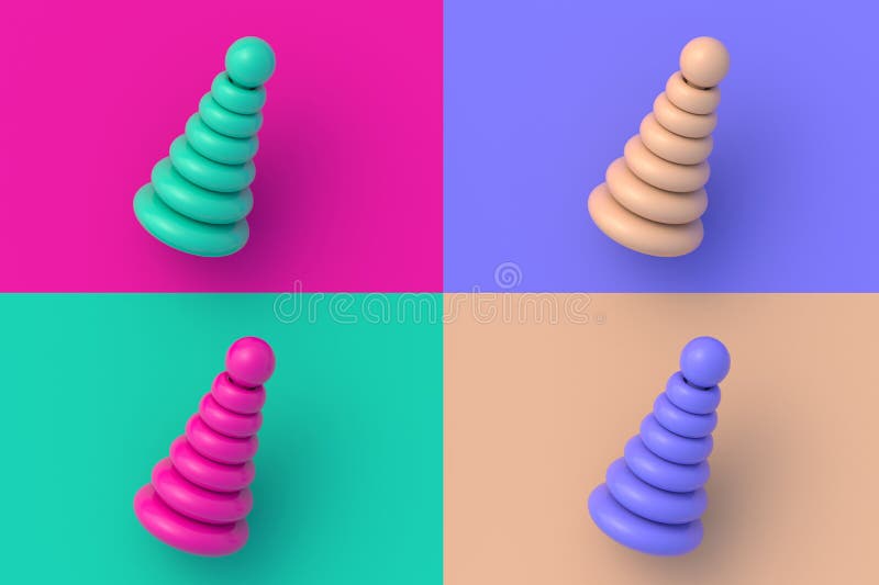 Four Color Pyramid Stock Illustrations – 690 Four Color Pyramid Stock ...