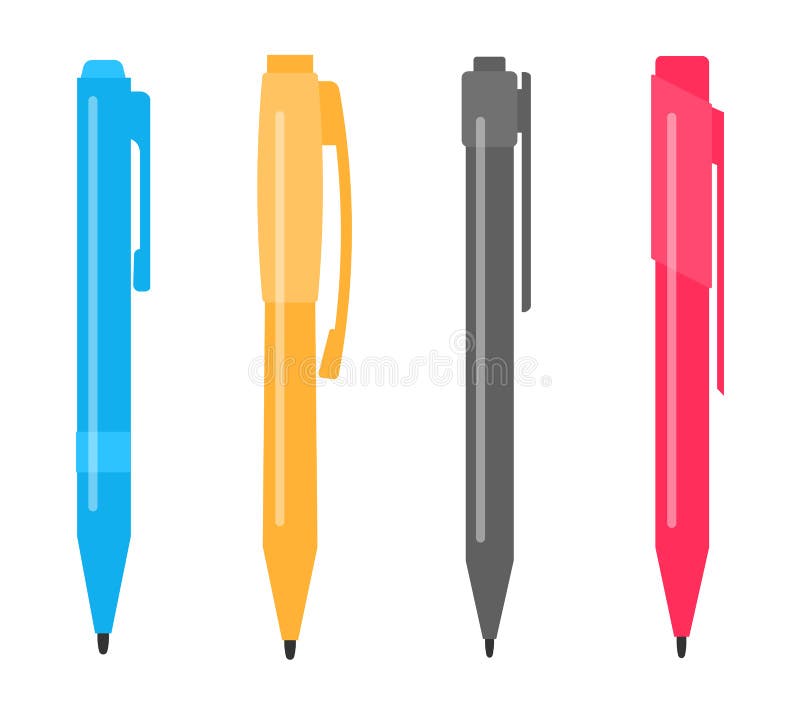 Set of Four Different Vector Cartoon Landscape in Circle. Stock Vector ...