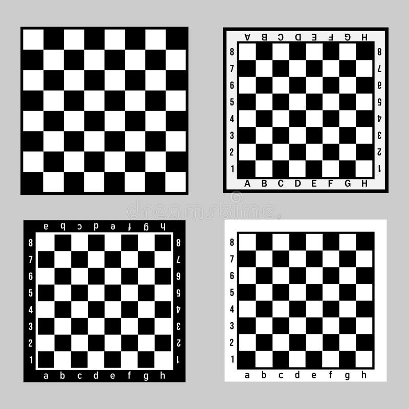 Empty Chess Board Template. Classic Ancient Game on Wooden Floor Stock ...