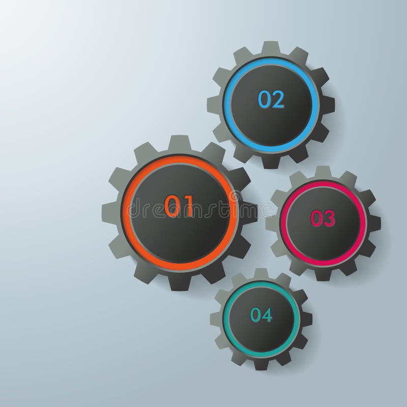 Interlocking Gears Icons Stock Illustrations – 10 Interlocking Gears ...