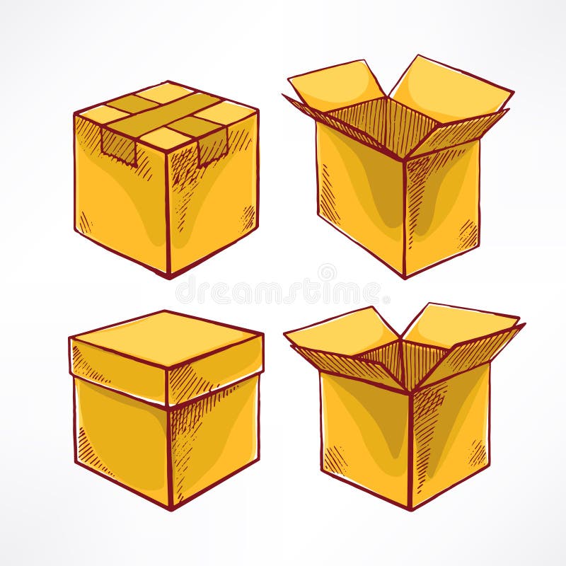 Storage Box Sketch Stock Illustrations – 1,698 Storage Box Sketch Stock ...