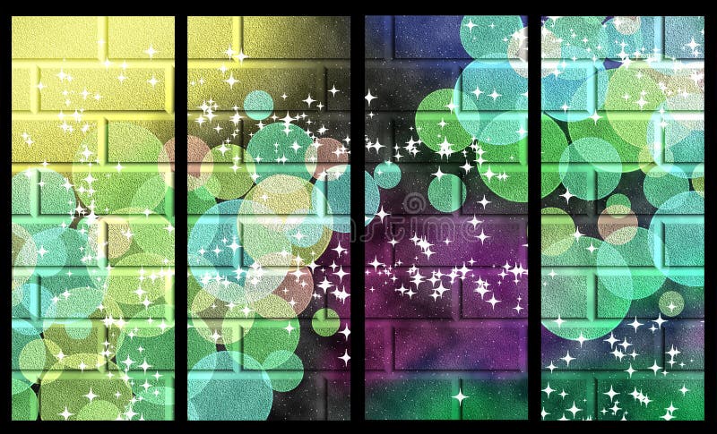 Universe wall magic stock illustration. Illustration of halftone - 30172402