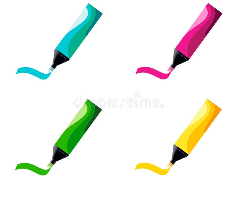 Four Markers Stock Illustrations – 291 Four Markers Stock Illustrations ...