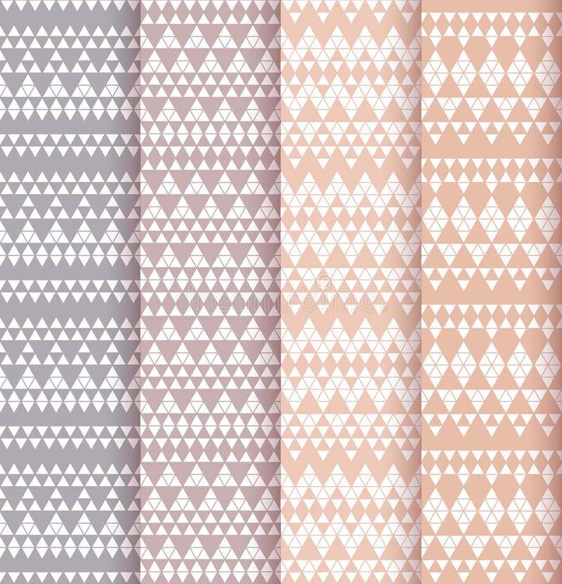 Set of four patterns. stock vector. Illustration of abstract - 54992056