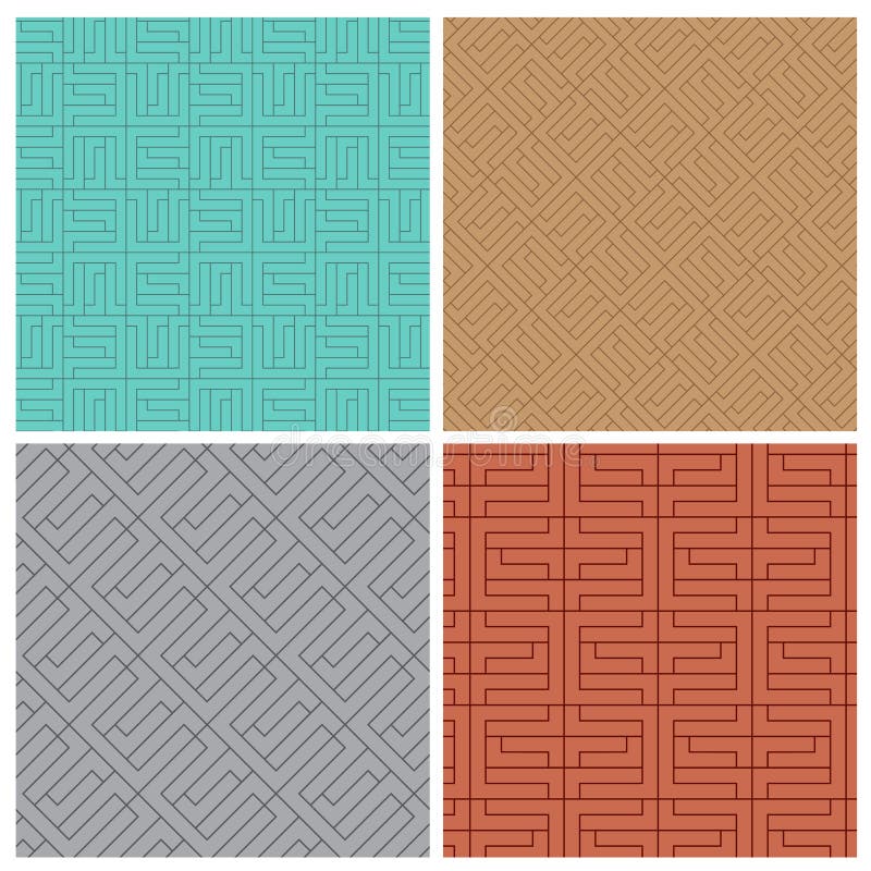 Set Four Brick Floor Patterns Stock Illustrations – 3 Set Four Brick ...