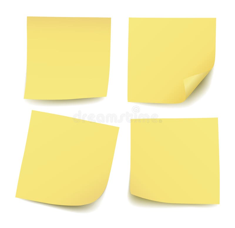 Remember Post Notes Stock Illustrations – 2,693 Remember Post Notes ...