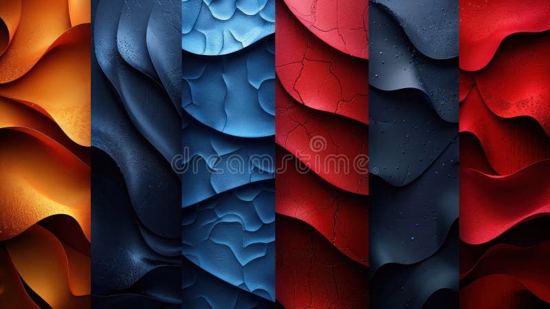 Set of Four Seamless Geometric Patterns - Simple Repetitive Vector ...