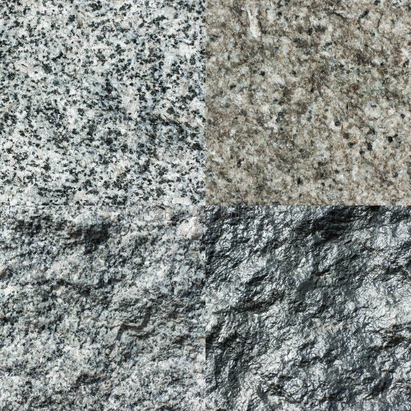 Set of four stone textures stock image. Image of stone - 40780645