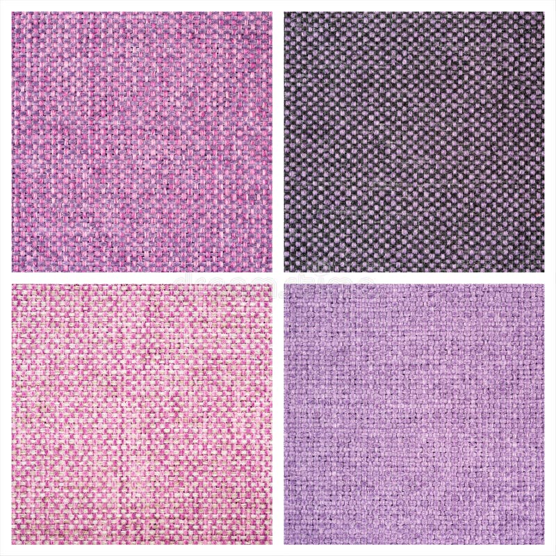 Set from Four Textile Backgrounds Stock Image - Image of layer ...