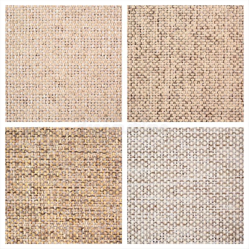 Set from Four Textile Backgrounds Stock Image - Image of layer ...