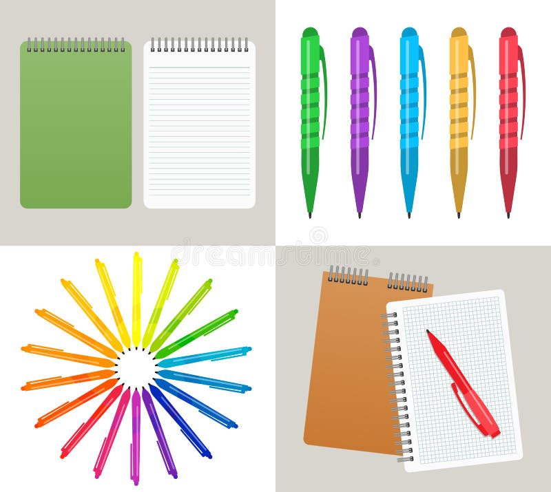 Four Pens Stock Illustrations – 124 Four Pens Stock Illustrations ...