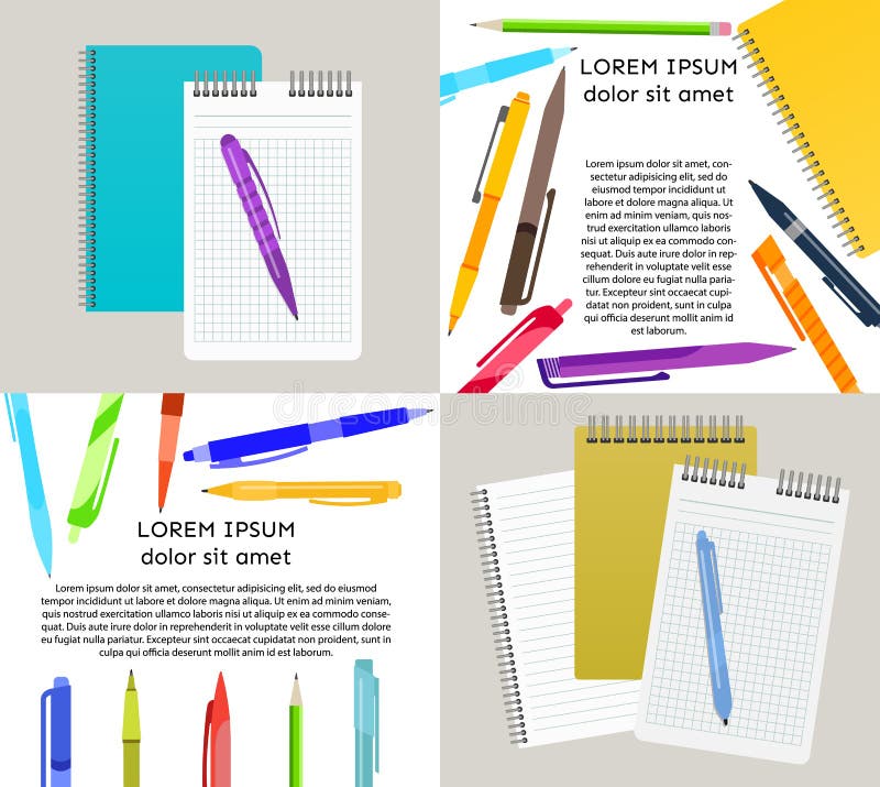 Four Pens Stock Illustrations – 124 Four Pens Stock Illustrations ...