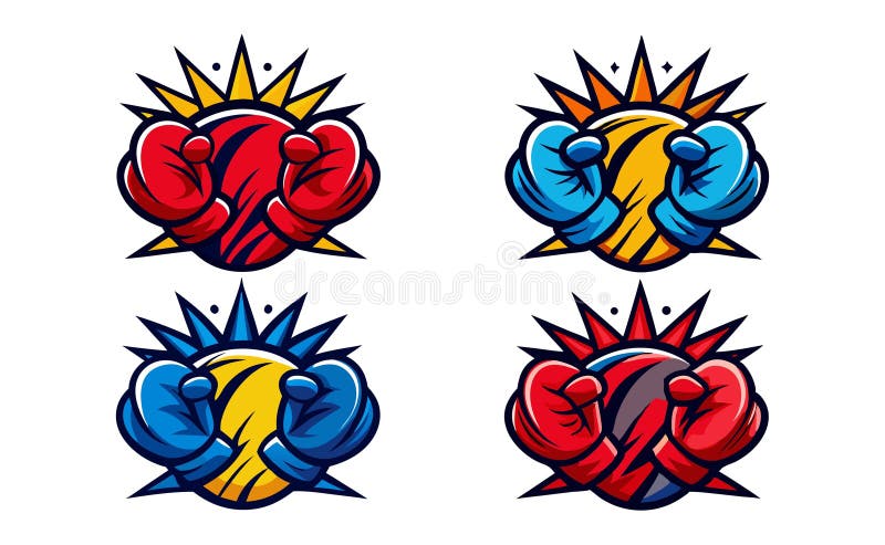 Boxing Gloves Vector Illustrations Stock Illustration - Illustration of ...