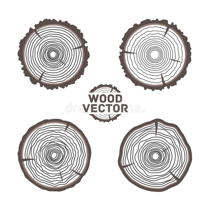 Vector Conceptual Background Tree Rings Stock Illustrations – 490 ...