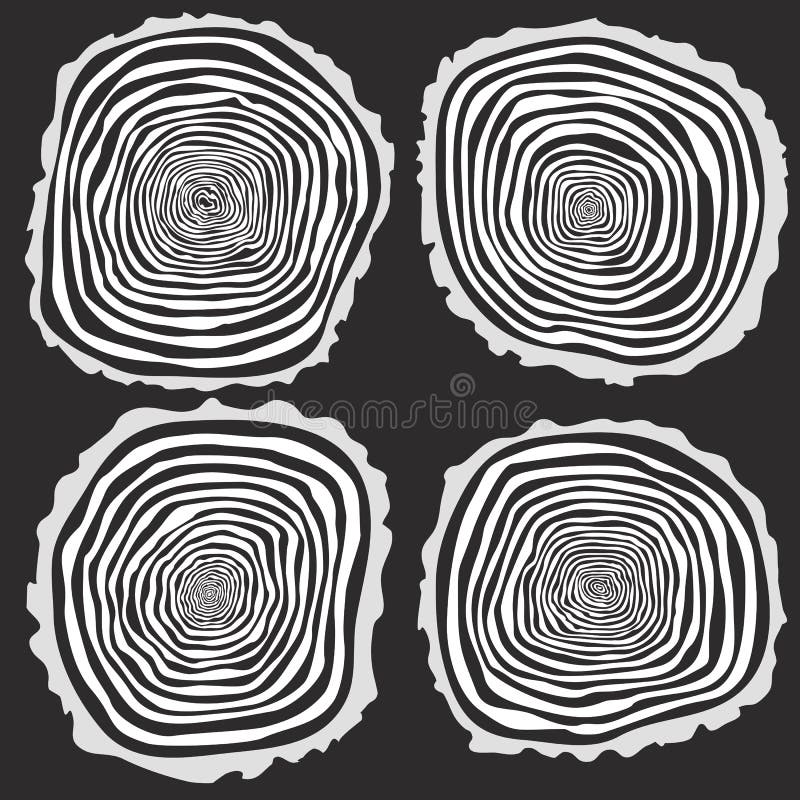 Vector Conceptual Background Tree Rings Stock Illustrations – 525 ...