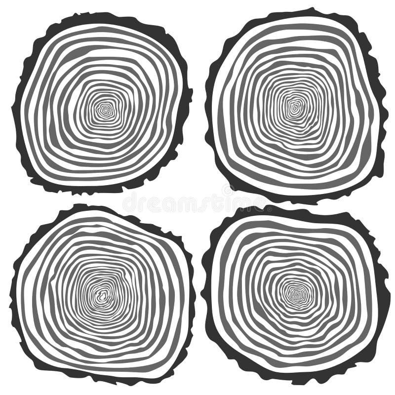 Vector Conceptual Background Tree Rings Stock Illustrations – 525 ...