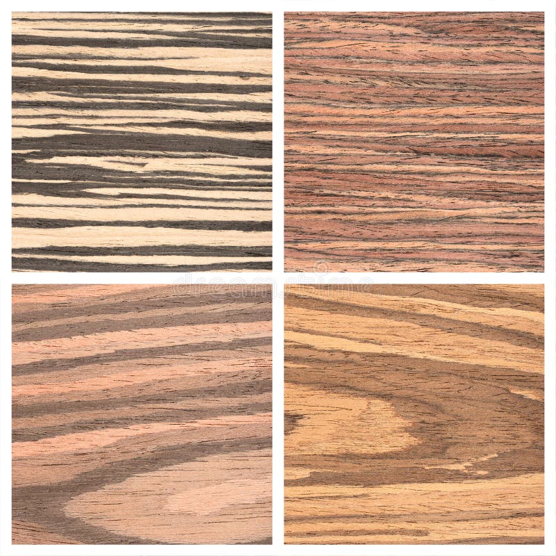 Set of Four Wooden Texture Backgrounds Stock Photo - Image of exterior ...