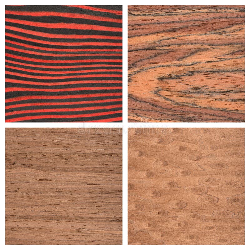 Set of Four Wooden Texture Backgrounds Stock Image - Image of exterior ...