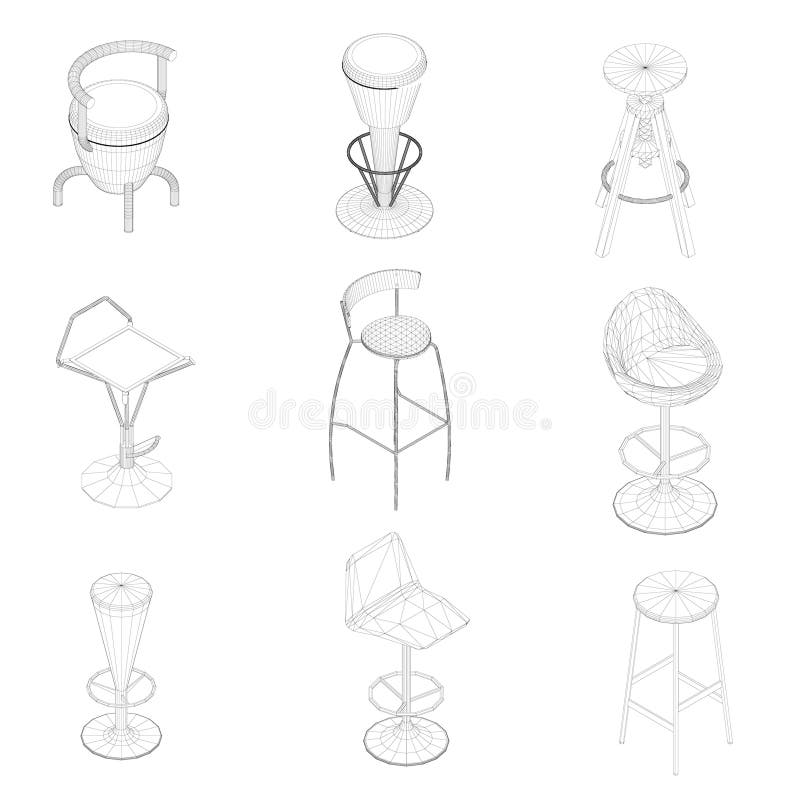Stacking Chairs Stock Illustrations – 10 Stacking Chairs Stock ...