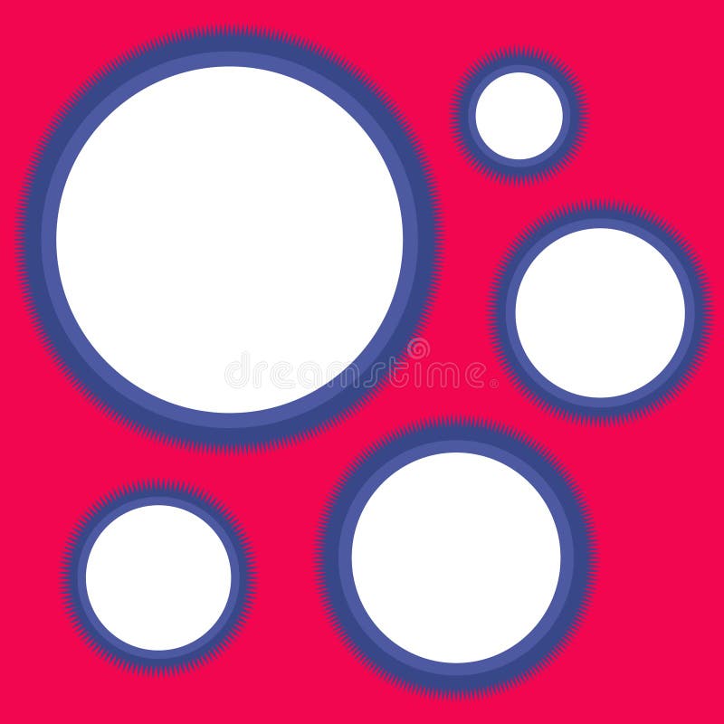 Blue Spiny Circle Frames Stock Illustrations – 1 Blue Spiny Circle ...
