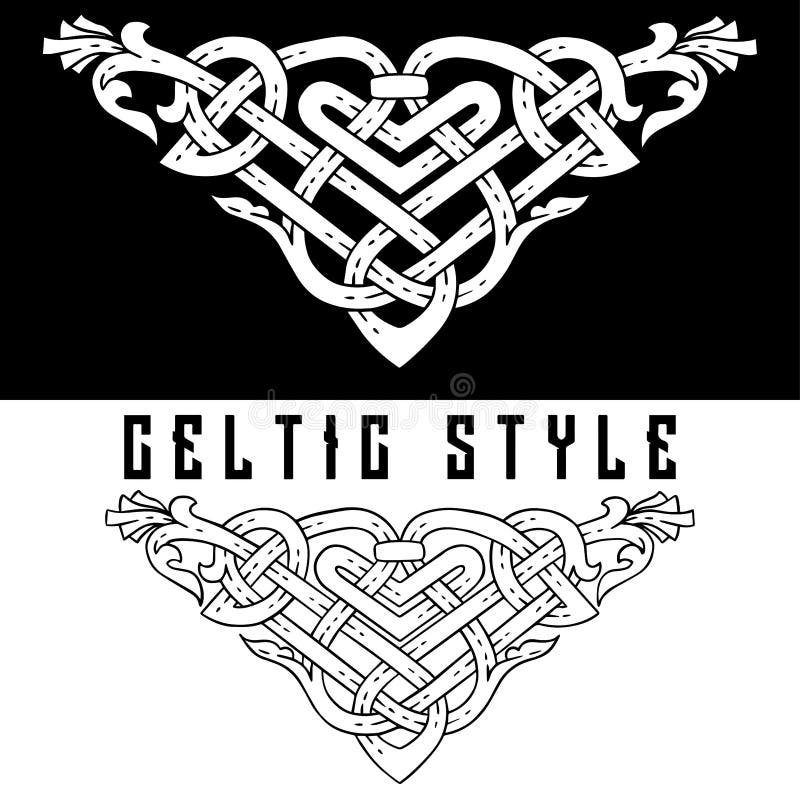 Set of Frames in Celtic Style. Celtic Style Banner. Stock Vector ...
