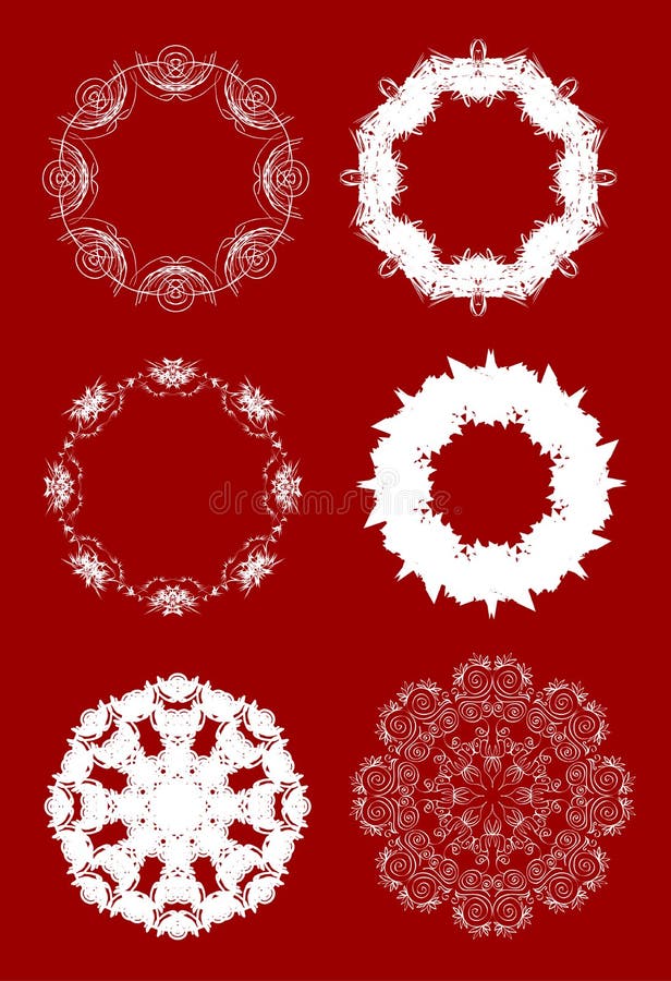 Set of frames stock vector. Illustration of invitation - 77175381