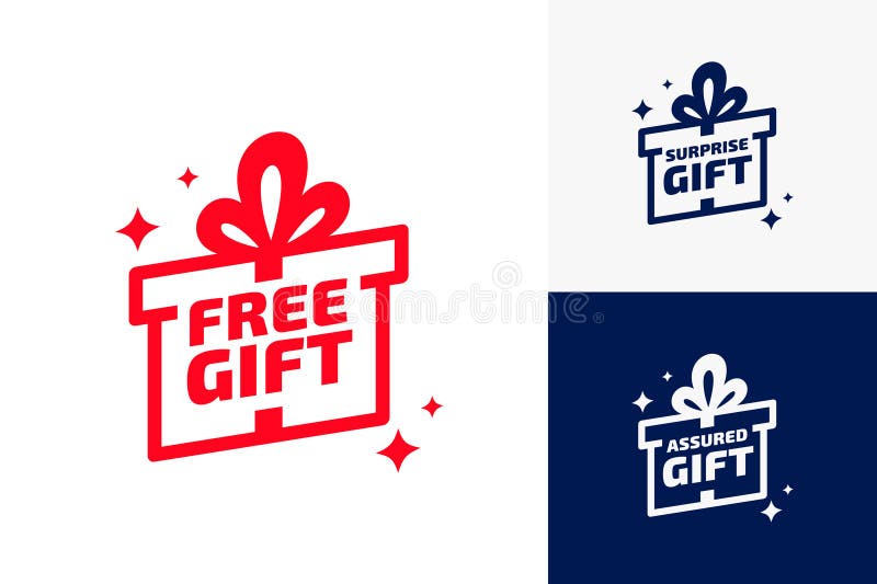 Set of Free Gift Badge Template for Web or Retail Store Stock ...
