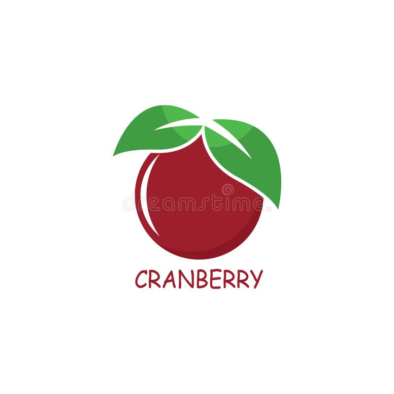 Set of Fresh Cranberry Logo Template Vector Icon Illustration Stock ...