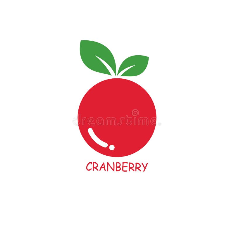 Set of Fresh Cranberry Logo Template Vector Icon Illustration Stock ...