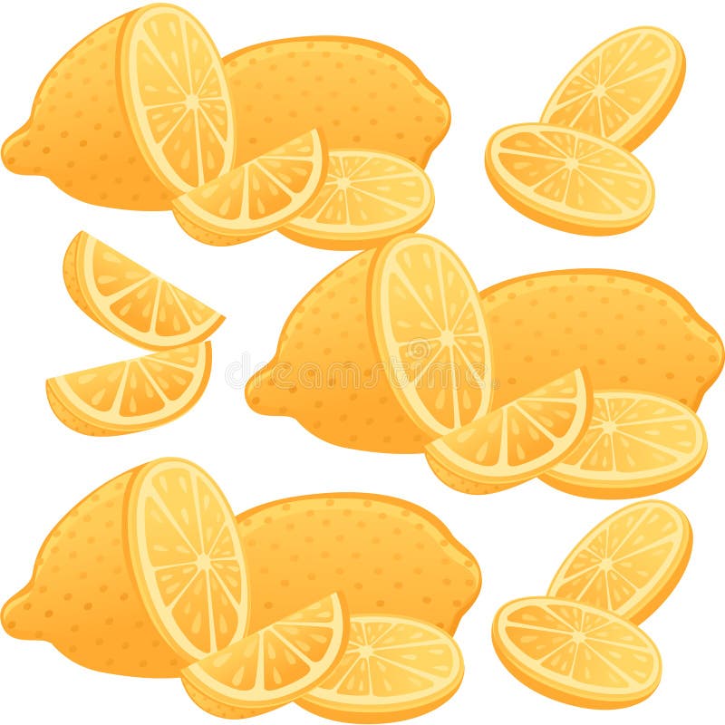 Simple Half Lemon Slice Stock Illustrations – 2,205 Simple Half Lemon ...