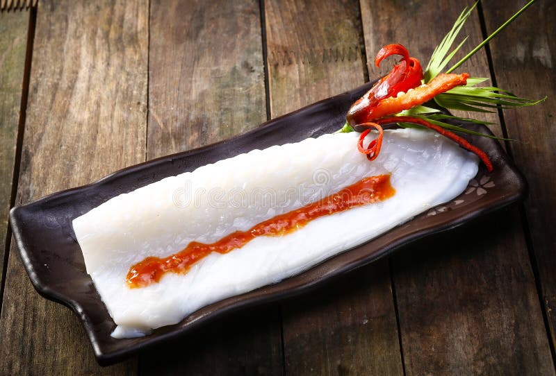 Set of Fresh Squid Slice, Uncooked Stock Image - Image of diet, animal ...