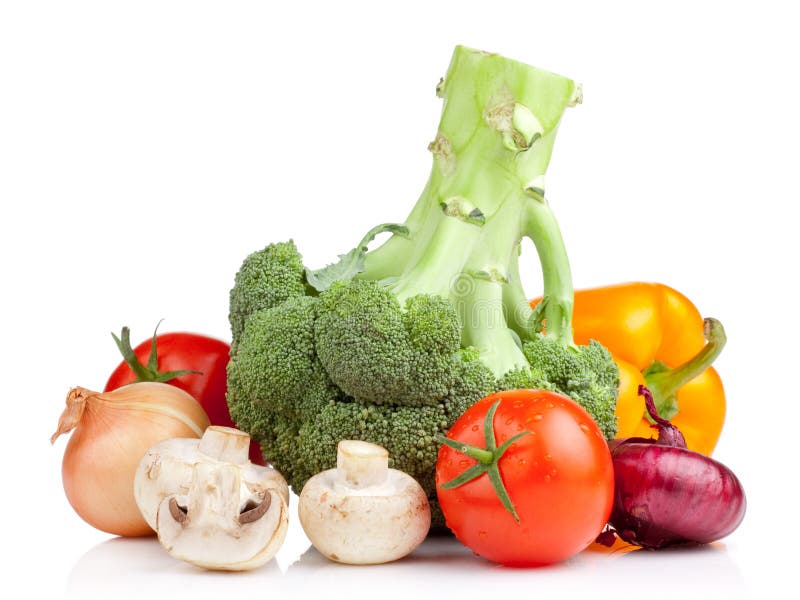 Set of fresh vegetables stock photo. Image of healthy - 25428018