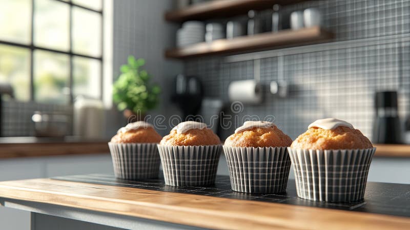 Muffins on a Cooling Rack stock photo. Image of cases - 51751386