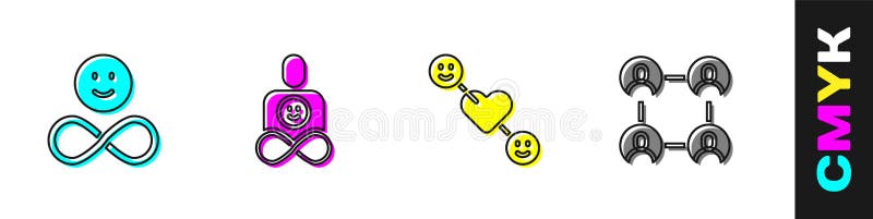 Set Friends Forever, , Romantic Relationship and BFF Best Friends Icon ...