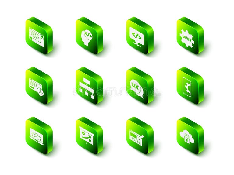 Set Front End Development, UI or UX Design, Web, Cloud Computing Lock, and Planning Strategy ...