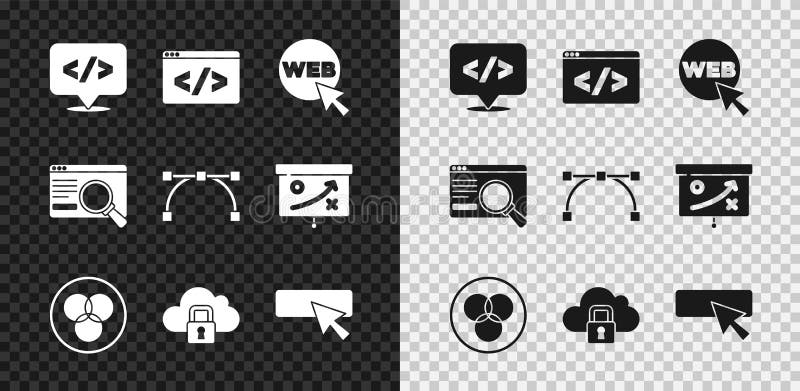 Set Front End Development, Web and Graphic Design, RGB CMYK Color ...