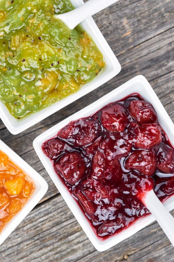 Set of fruit jams stock photo. Image of fruit, harvest - 81228806