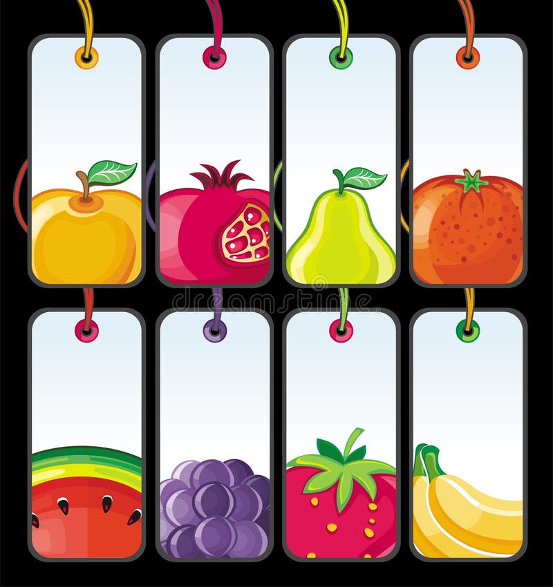 Gorgeous Shiny Fruit Icon Set Stock Vector - Illustration of berry ...