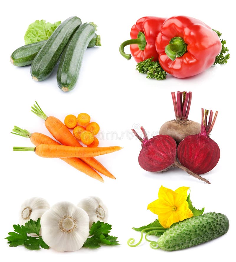 Set of Fruits and Vegetables Stock Photo - Image of juicy, berry: 22501924