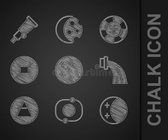 Set Full Moon, Solar System, Eclipse of the Sun, Aquarius Zodiac, Air ...