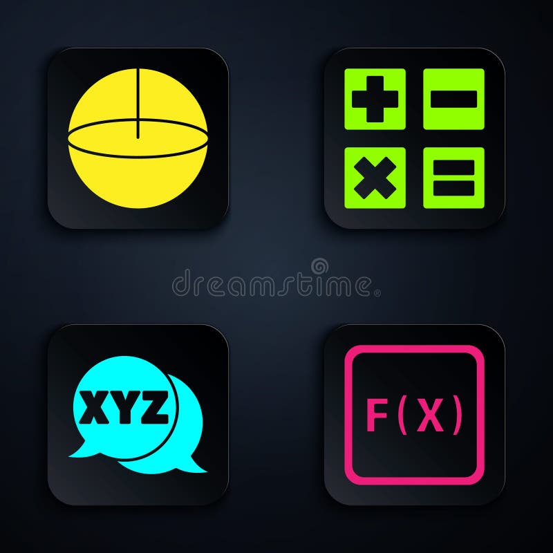 Set Function Mathematical Symbol Geometric Figure Sphere Xyz