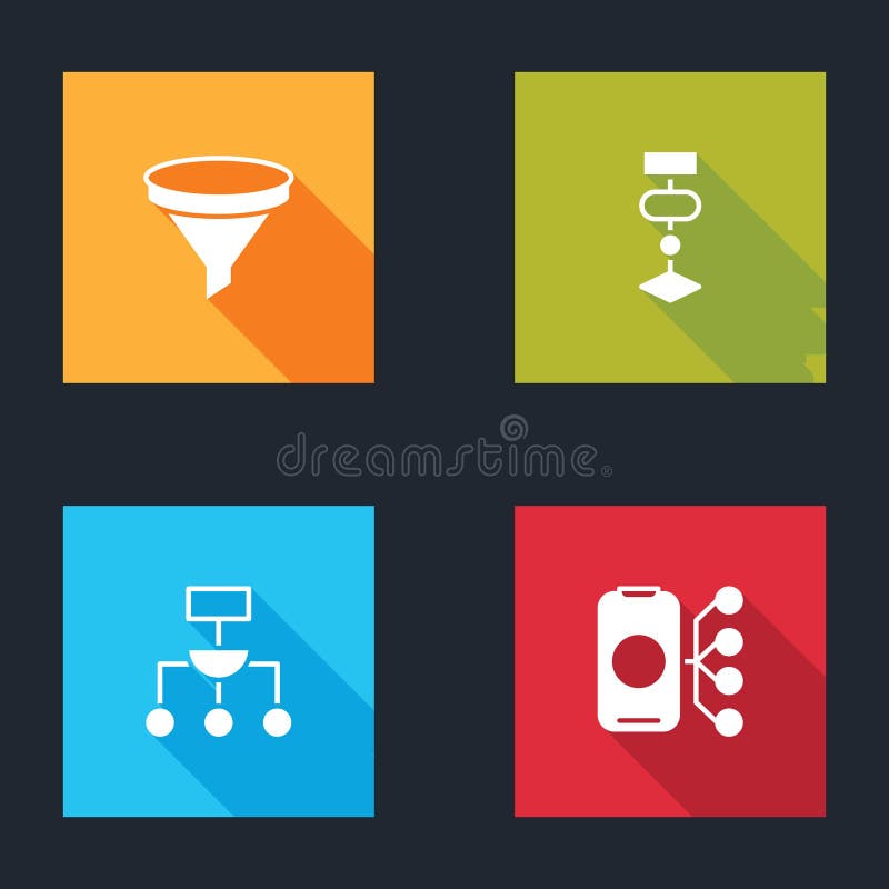 Set Funnel or Filter, Algorithm, and Neural Network Icon. Vector Stock ... Set Funnel or Filter, Algorithm, and Neural Network Icon. Vector Stock ...