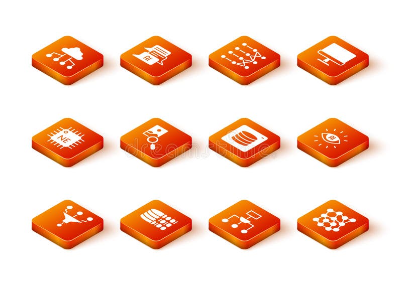 Set Funnel Or Filter Binary Code Processor Cpu Photo Retouching Algorithm Server Data