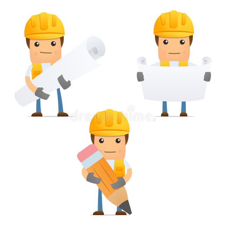 Funny Builder Cartoon Stock Illustrations – 7,765 Funny Builder Cartoon ...