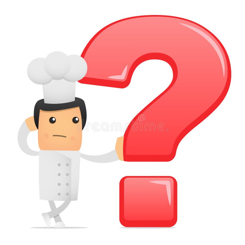 Set of funny cartoon chef stock vector. Illustration of caucasian ...