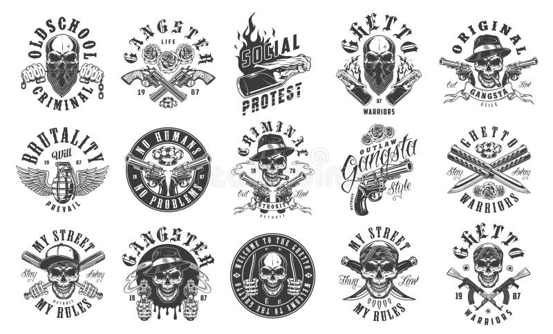 Gang Emblems Stock Illustrations – 71 Gang Emblems Stock Illustrations ...
