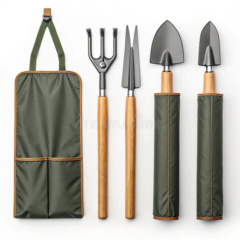 Set of Garden Tool Covers for Rust Protection Stock Illustration ...