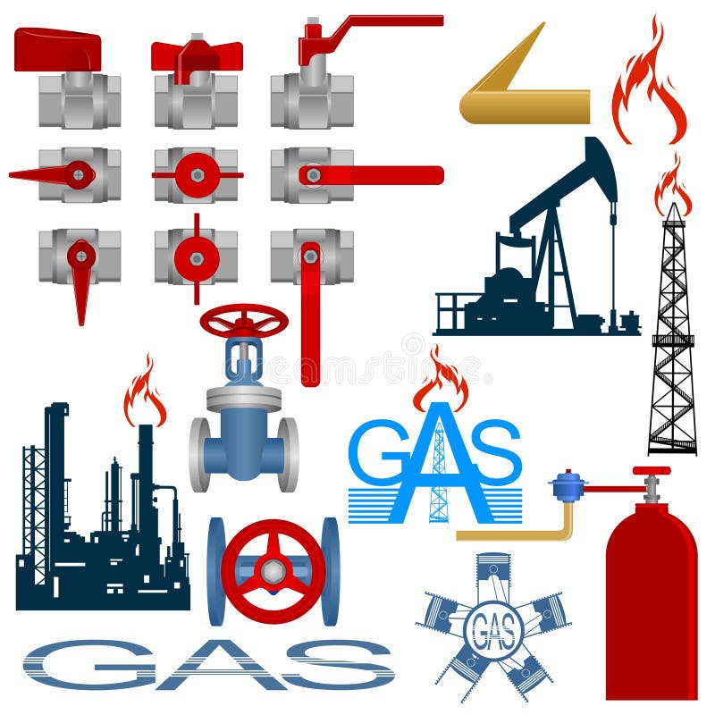 Gas production platform stock vector. Illustration of landscape - 26799522